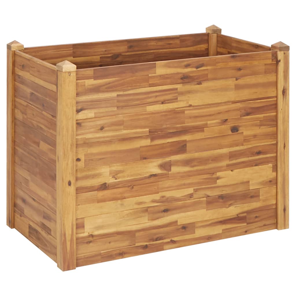 vidaXL Garten-Hochbeet 110 x 60 x 84 cm Massivholz Akazie im vidaXL Trendshop | vidaXL.ch